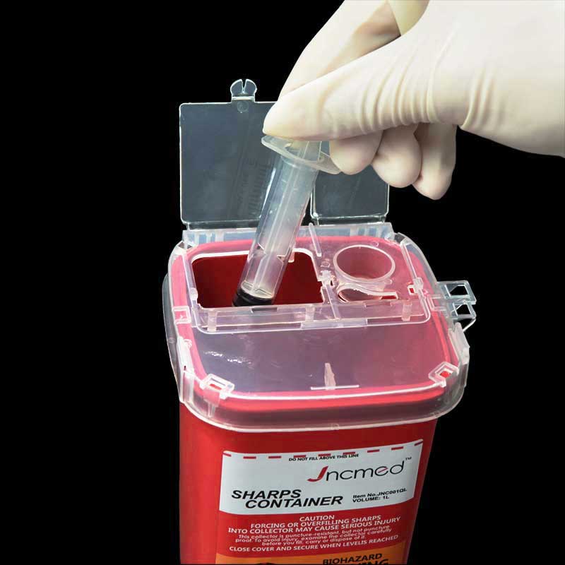 1 Quart Sharps Container for Home and Hospital Use