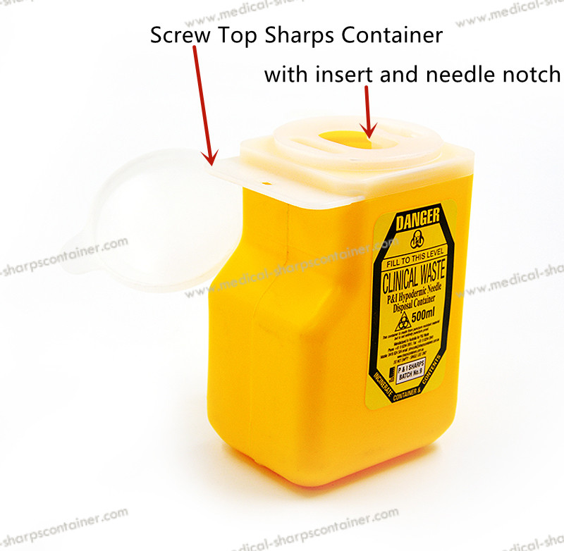 Biohazard box for needles