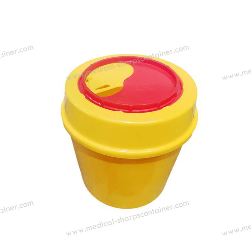8L sharps disposable container