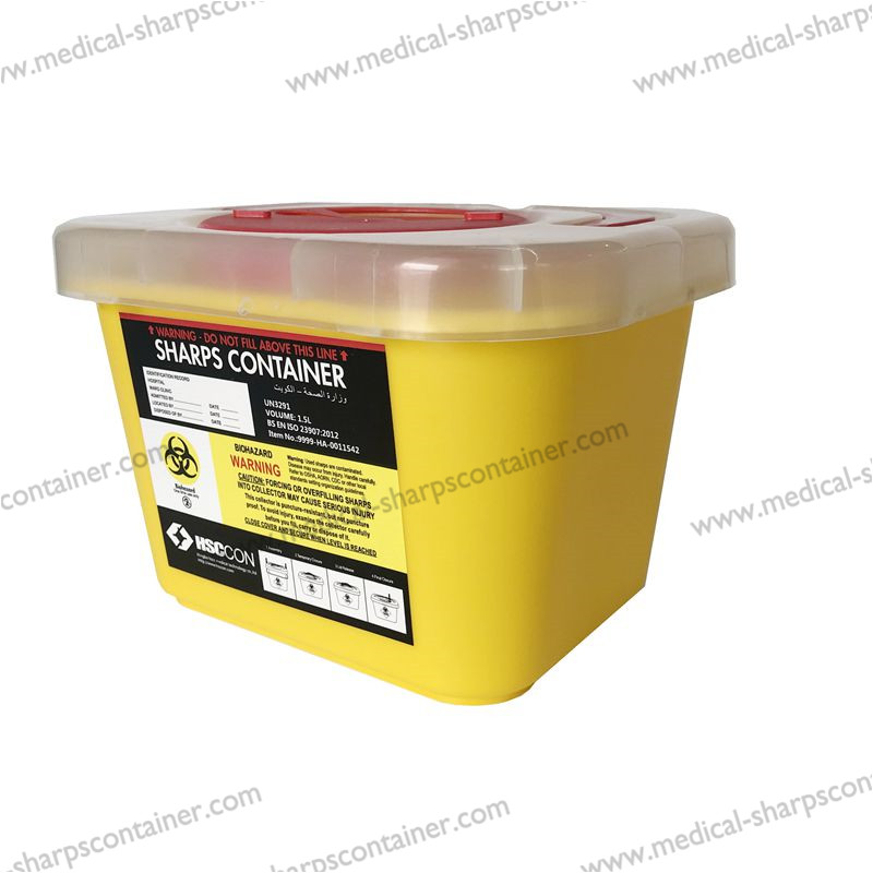 3L medical biohazard safety box