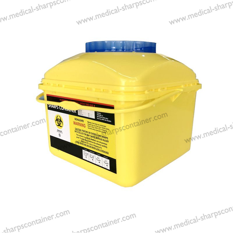5L sharps bin container