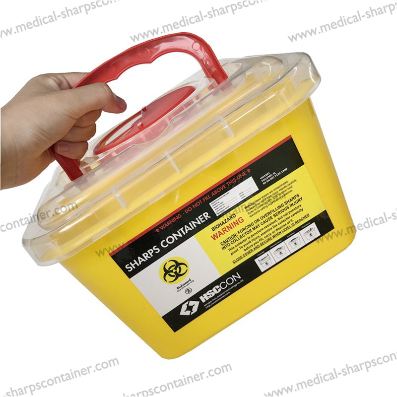 5L medical biohazard safety box