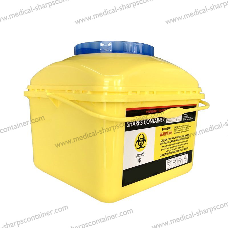 5L sharps bin container