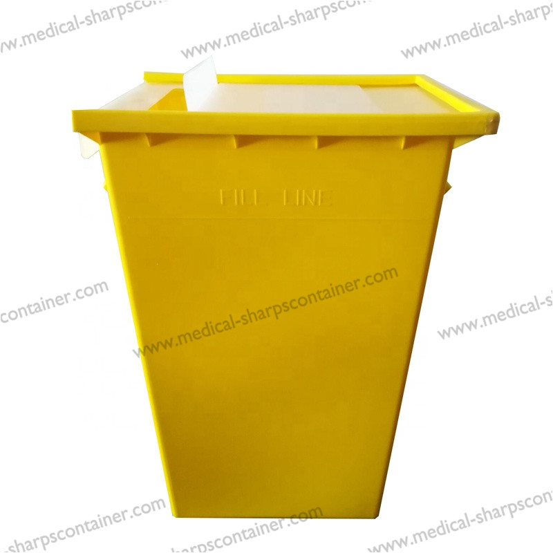 17 gallon 64L reusable autoclavable sharps container biohazard plastic ...