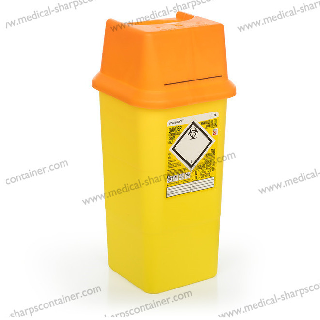 7L medical sharps container