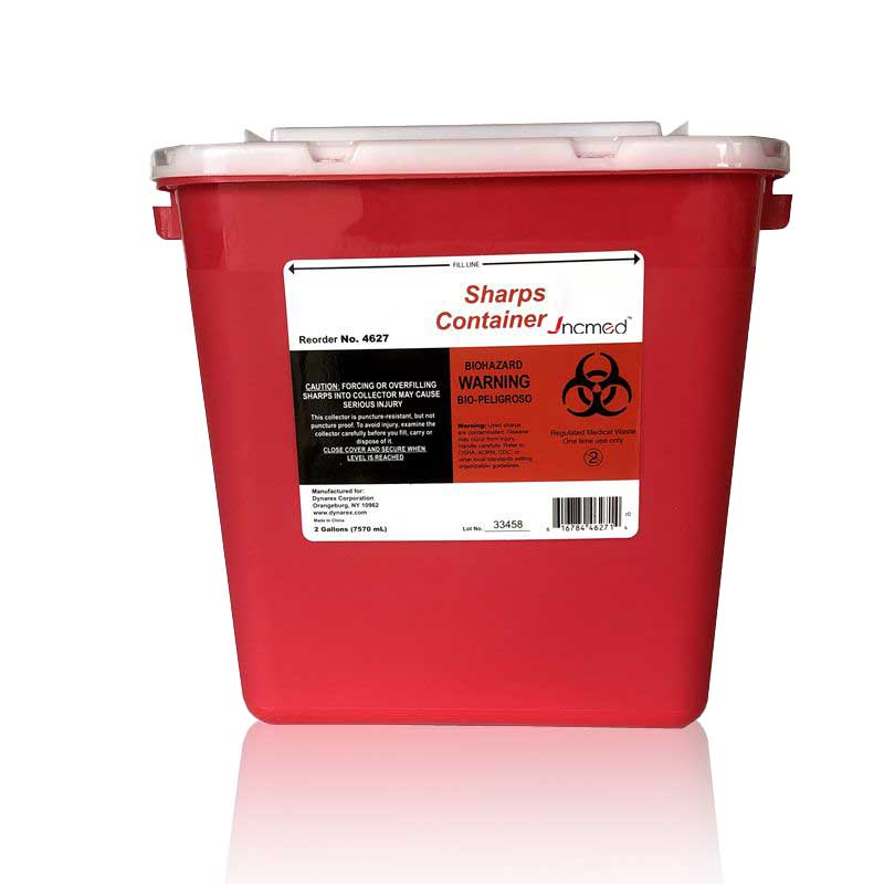 2 gallon 7.6L Sharps container