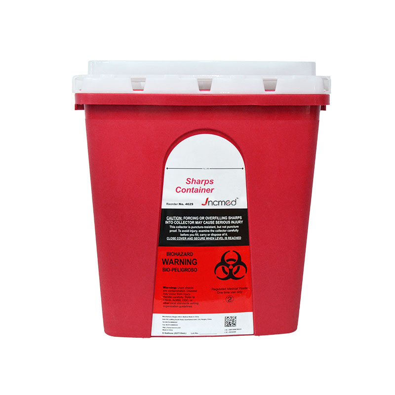 23L Sharps Disposable container 6 gallon biohazard sharp container