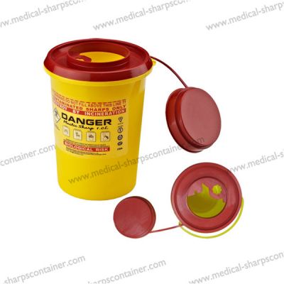 5L medical sharps container
